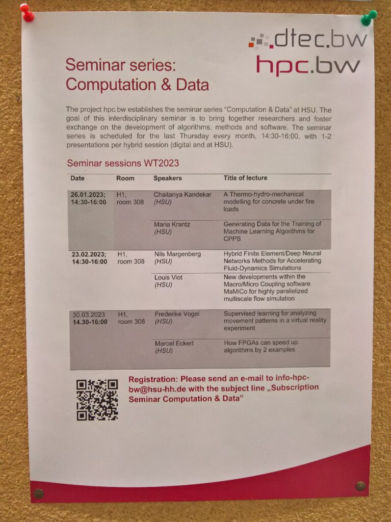 Seminar Series & HPC Café: Computation & Data - hpc.bw