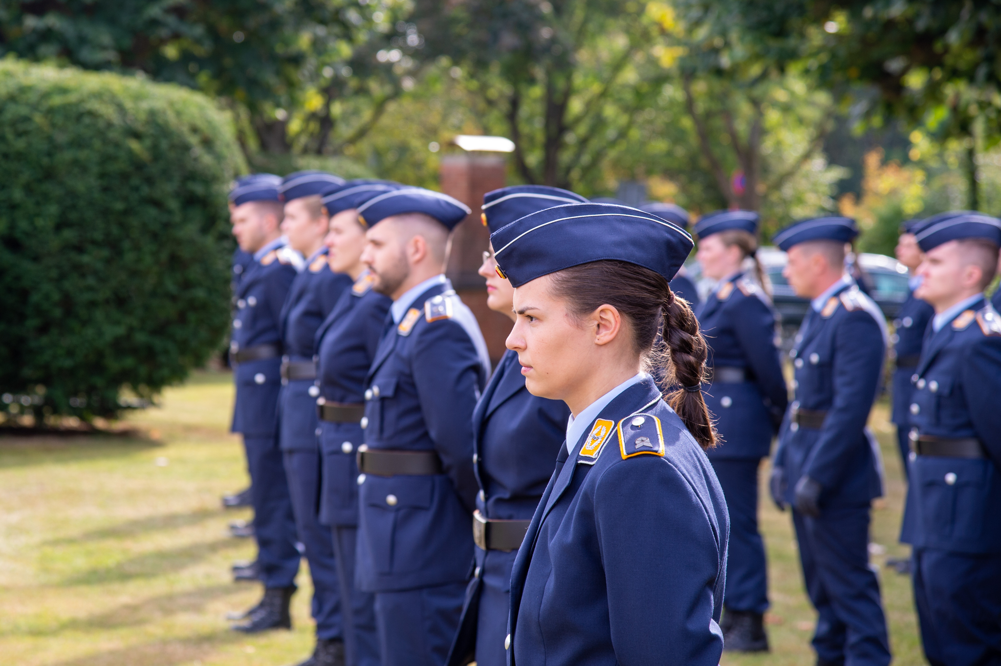Leutnantsbeförderung für Offizieranwärter der Luftwaffe - Helmut ...